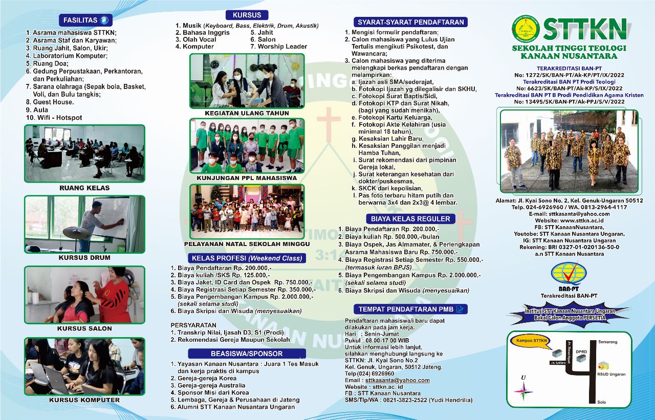 PENERIMAAN MAHASISWA BARU – STTKN Ungaran